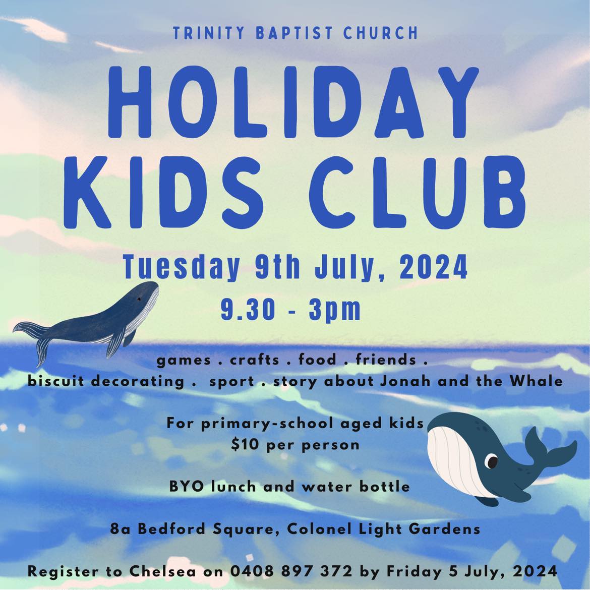 Holiday kids club | trinity baptist church